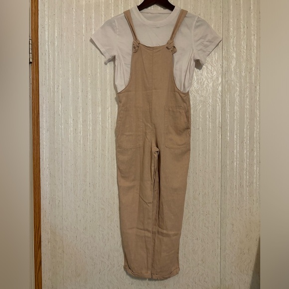 Vanilla Star | Bottoms | Vanilla Star Kids Tan Overalls | Poshmark